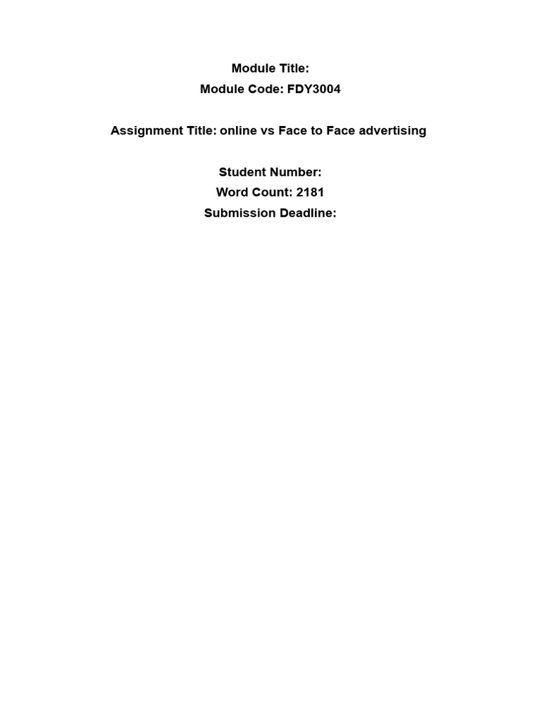 555 Online Vs Face To Face Advertising-1 | PDF | Advertising | Online ... 555 Online Vs Face To Face Advertising-1 | PDF | Advertising | Online ...