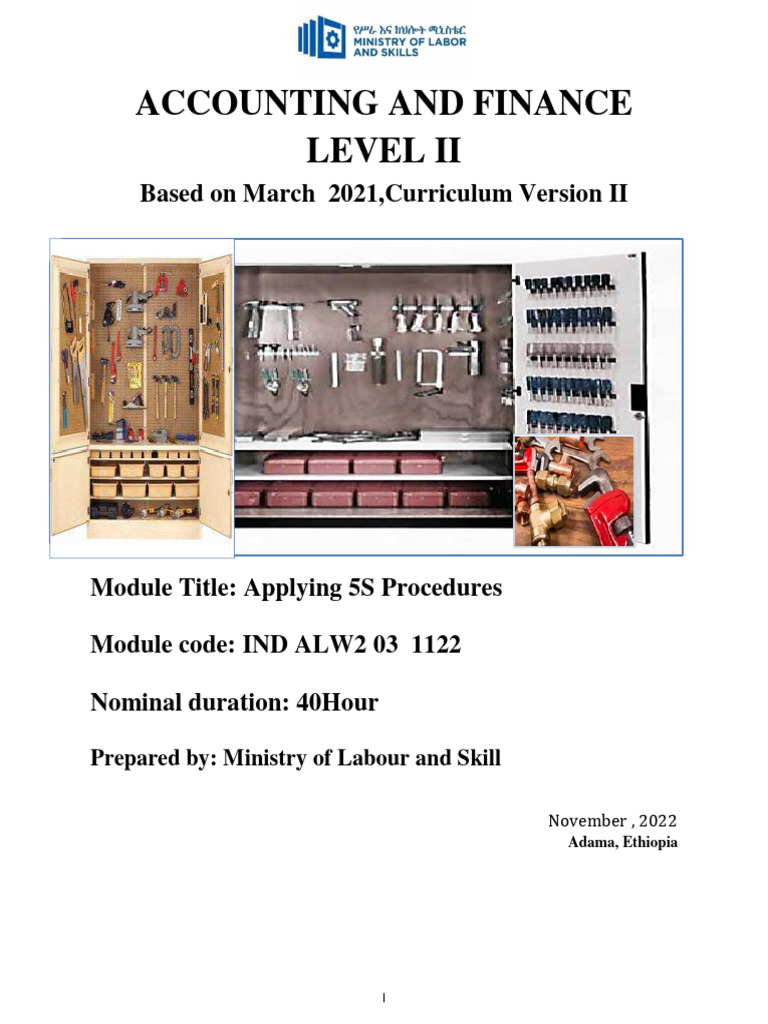 Accounting and Finance Level Ii: Based On March 2021, Curriculum ...