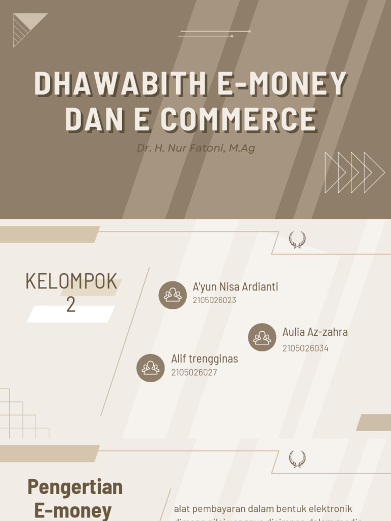 Panduan E-Money dan E-Commerce Syariah | PDF | Hukum
