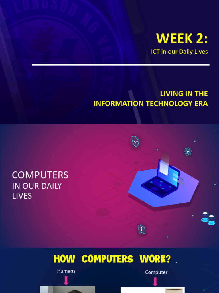 WEEK 2 ICT in Our Daily Lives | PDF | Operating System | Computer ...