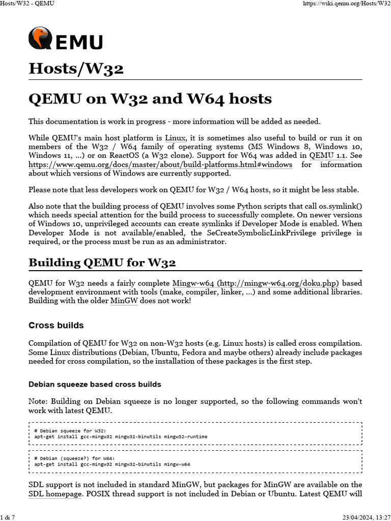 QEMU Installation Guide for Windows | PDF | Command Line Interface ...