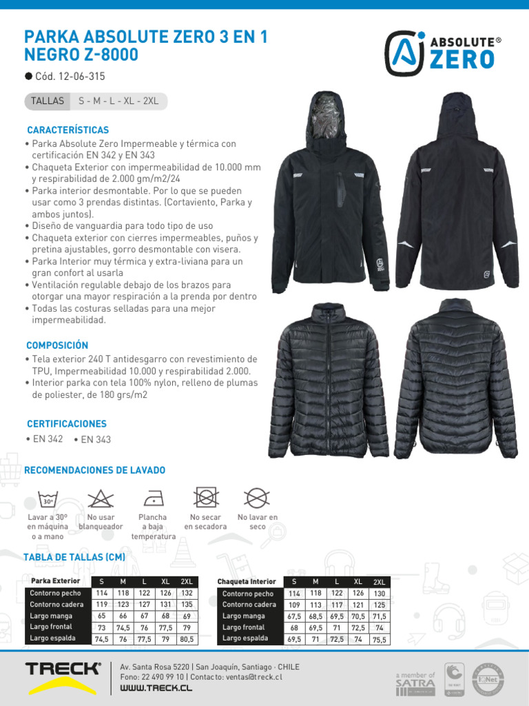 12-06-315-FT Parka 3 en 1 Hombre | PDF | Métodos y materiales de enseñanza | Tecnología