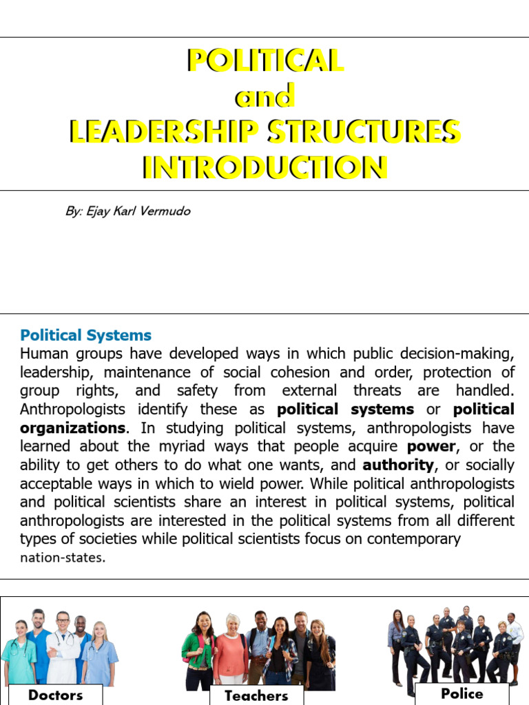 Political and Leadership Structures Overview | PDF | Banks | Cooperative