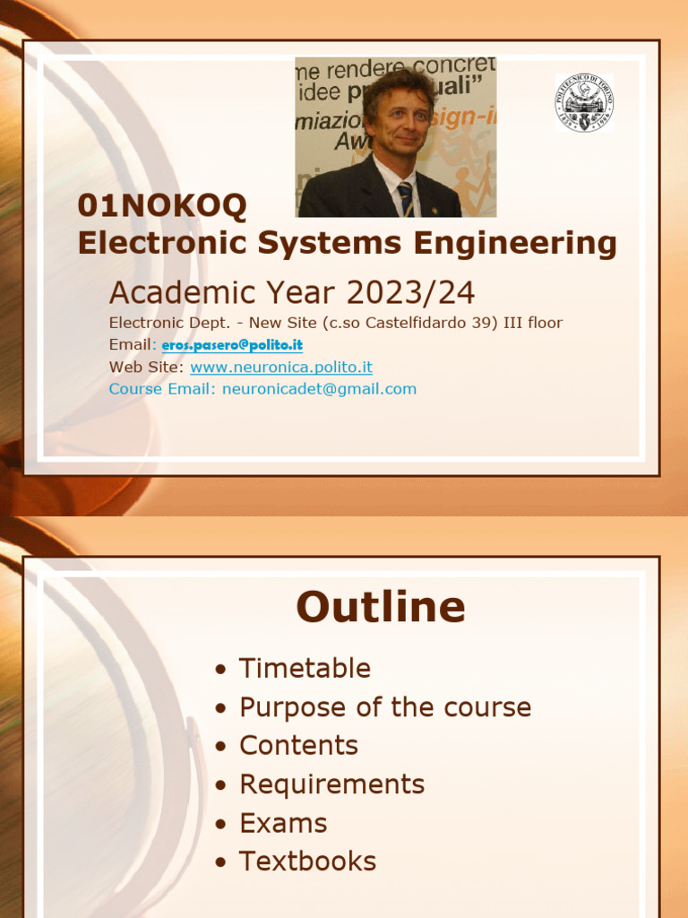 ESElect02023 Intro | PDF | Electronics | Computer Engineering