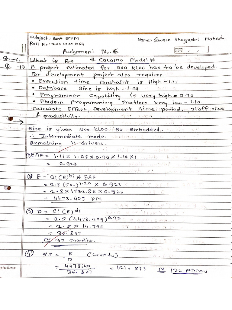 SPM Assignment 2nd | PDF