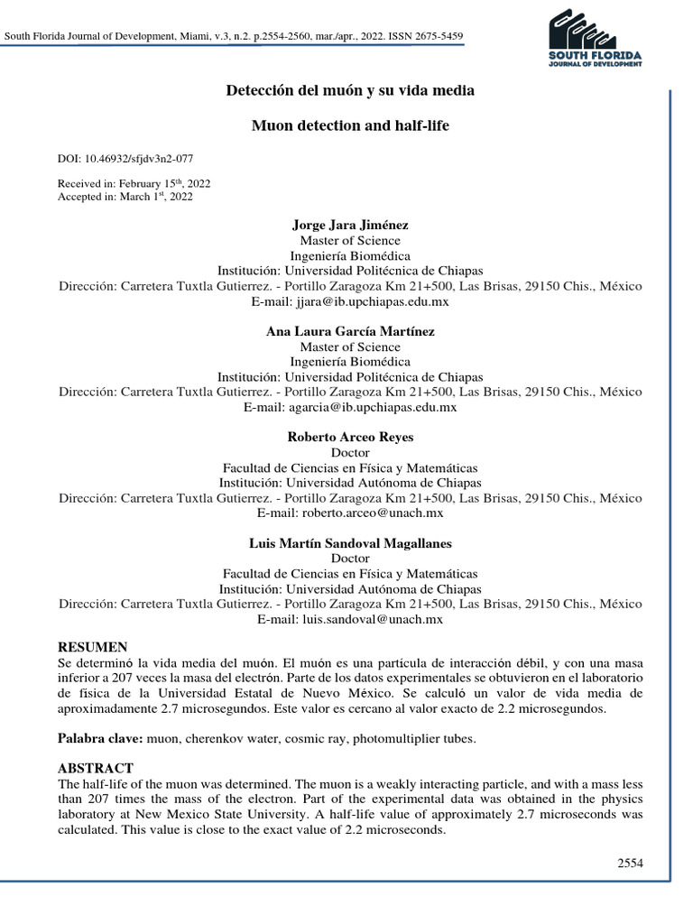 Art +077+SFJD | PDF | Desintegración radioactiva | Rayo cósmico