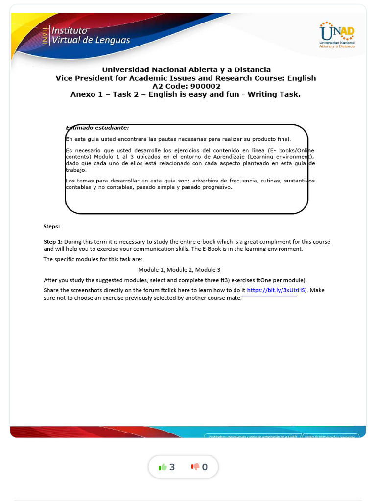 Anexo 1 Task 2 English Is Easy and Fun Writing Task | PDF | Career & Growth