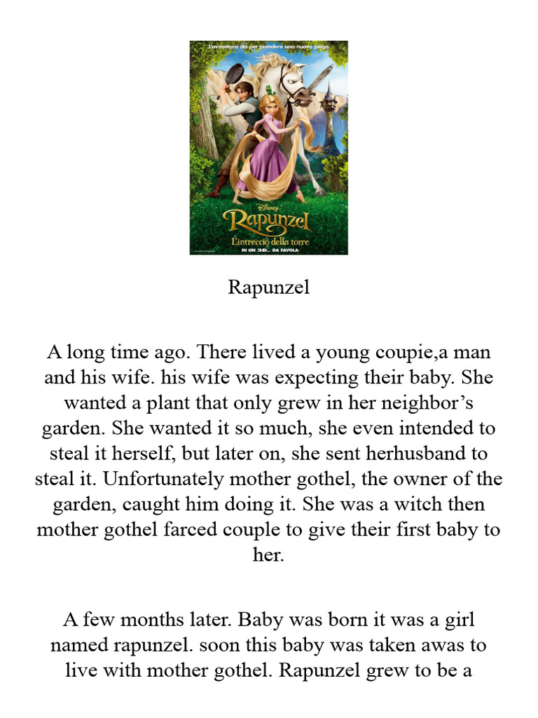 Rapunzel | PDF | Poetry
