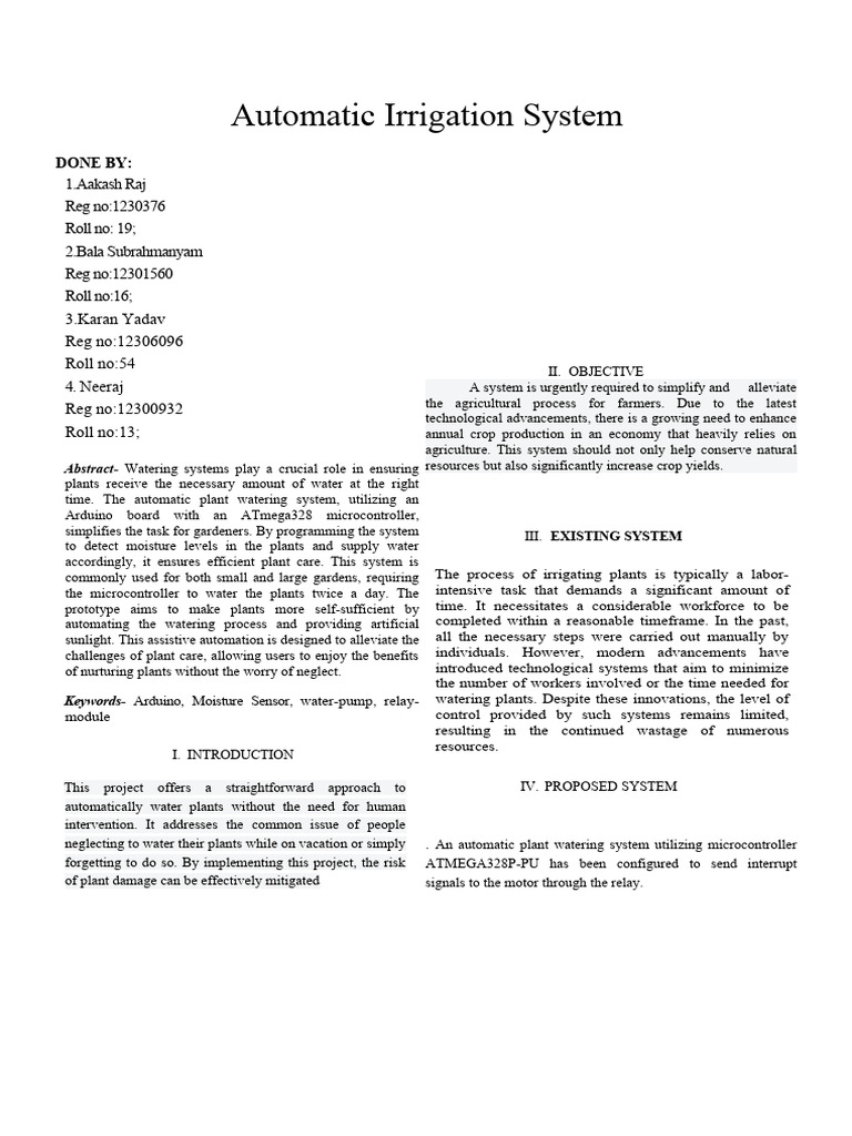 Ece Smart Water Project | Download Free PDF | Arduino | Automation