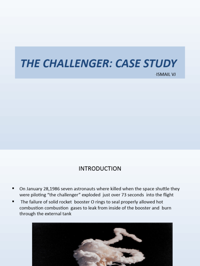 The Challenger | PDF | Space Shuttle Challenger Disaster | Astronautics