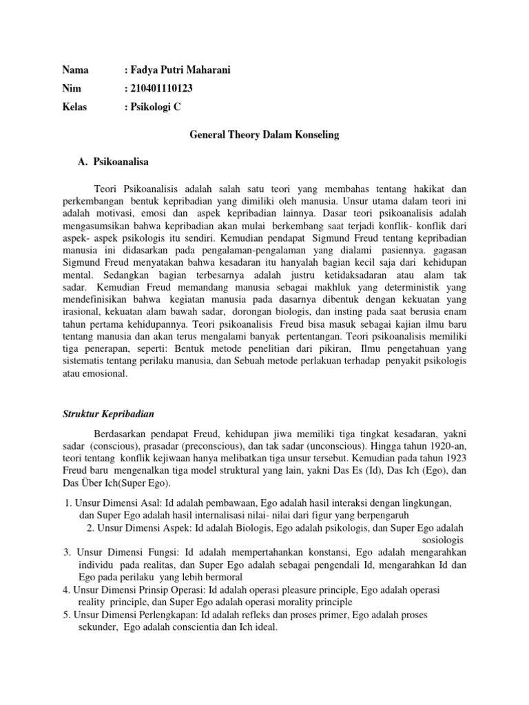 Fadya Putri Maharani - Catatan | PDF | Pengembangan Diri