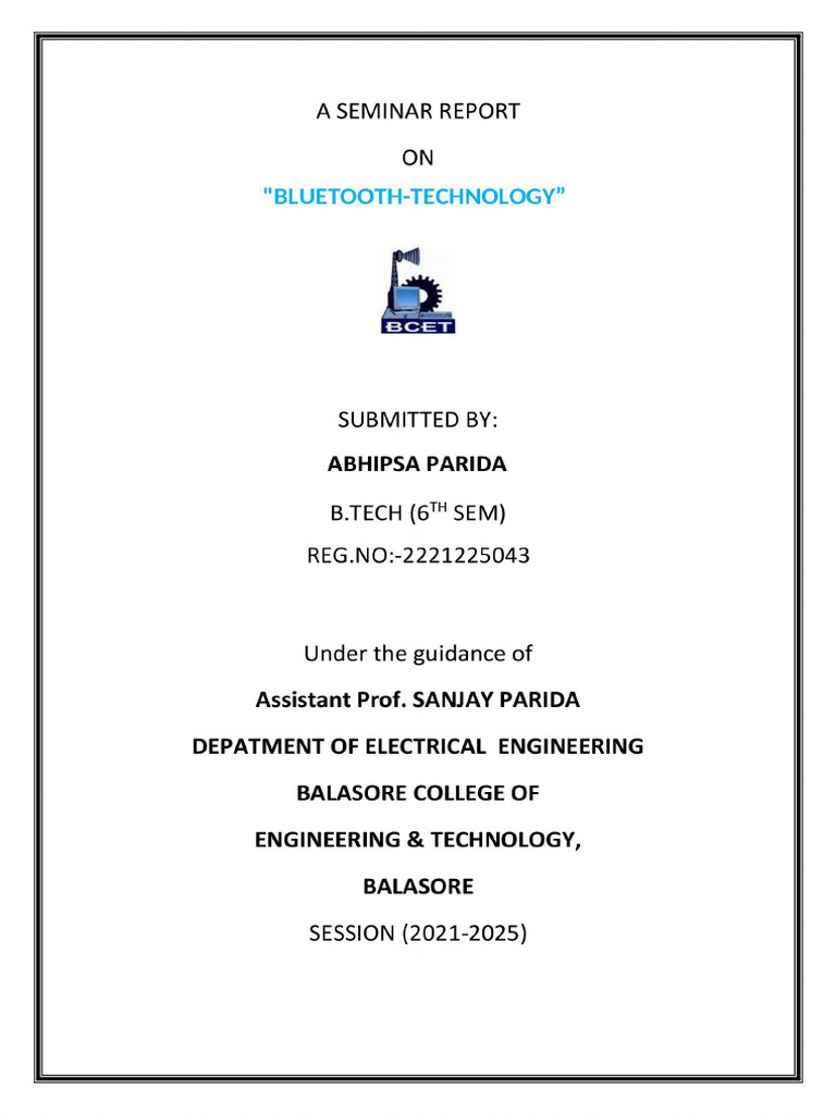 Seminar Abhipsa Parida | PDF