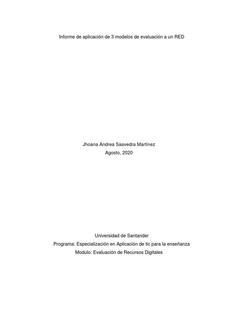 Informe 2 | PDF | Calidad (comercial) | Aprendizaje