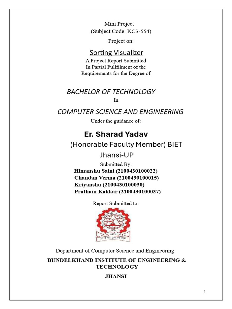 Himanshu Mini Project Pdf Computer Programming Algorithms And Data Structures 0301