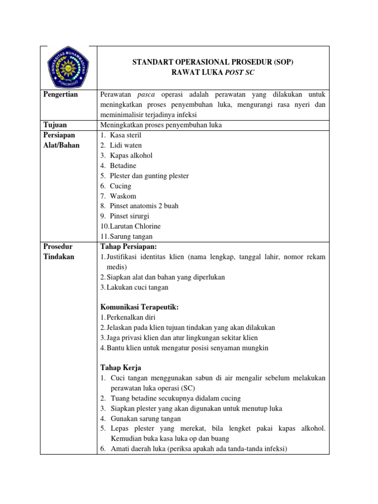 SPO Rawat Luka Post SC | PDF
