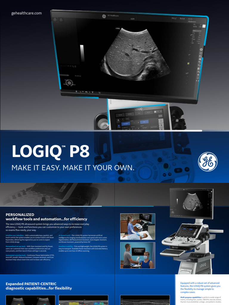 Logiq-P8 Brochure Giu Glob Jb03034xx | PDF | Medical Ultrasound ...