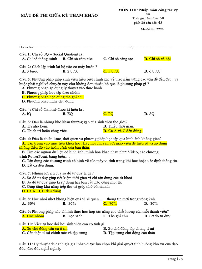 Mau de GK tk-1 | PDF