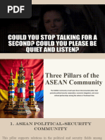 ASEAN Three Pillars | PDF | Asean Free Trade Area | Economies