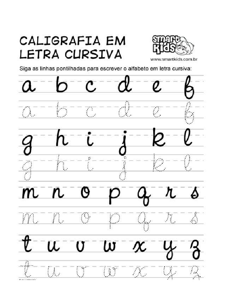 Alfabeto Cursivo | PDF
