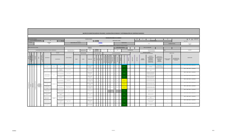 Anexo - 1 - Matriz - de - Identificacion - de - Ries 2025 | PDF | Virus ...
