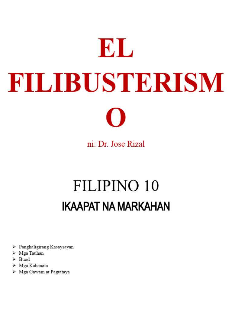 El Filibusterismo | PDF