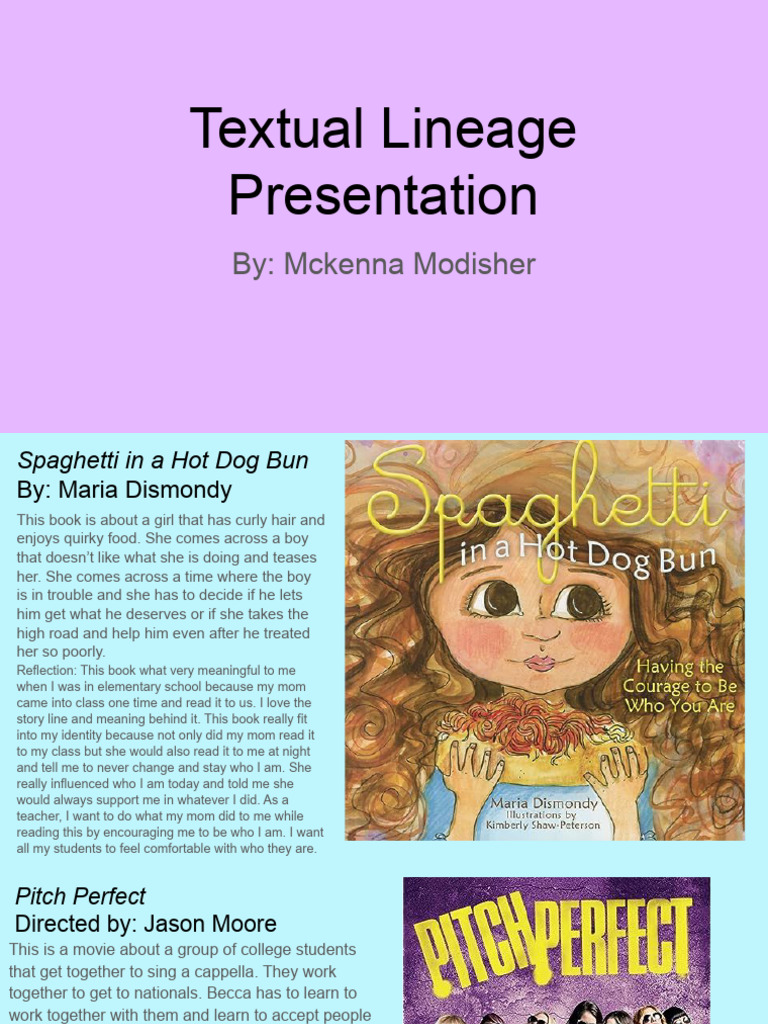 Textual Lineage Presentation 6 | PDF | Wellness | Poetry