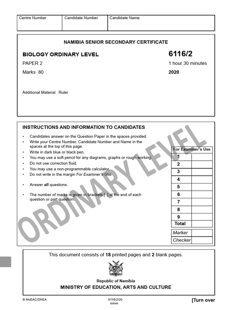 Ordinar Y Level | PDF | Homeostasis | Kidney