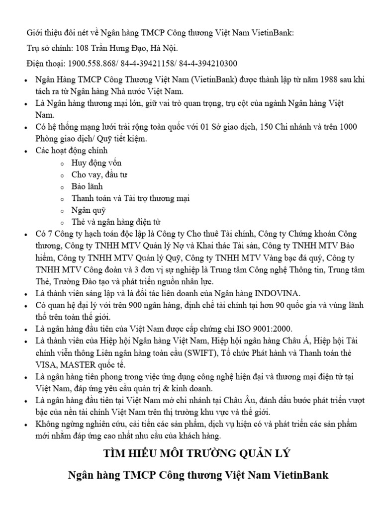 Nhom 8 - Phan Tich Moi Truong | PDF