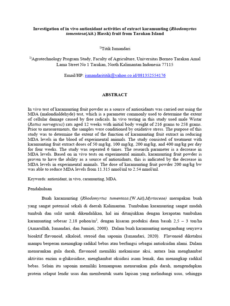 Titik Ismandari | PDF | Kesehatan Holistik | Sains & Matematika
