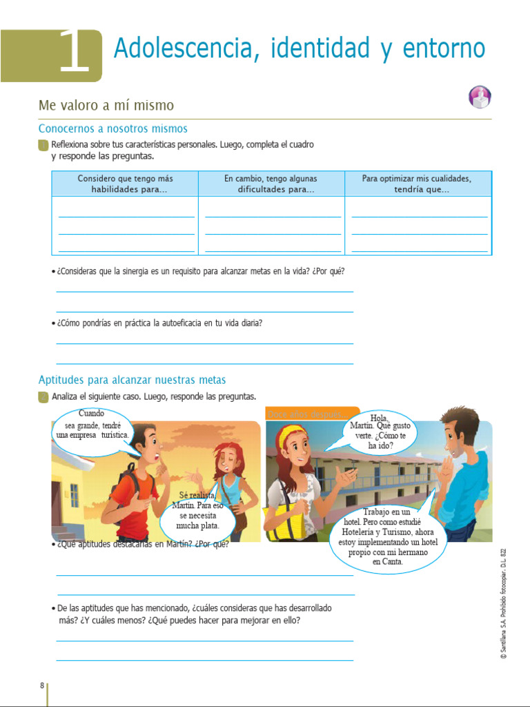Actividad Identidad | PDF | Crecimiento personal y profesional | Negocios