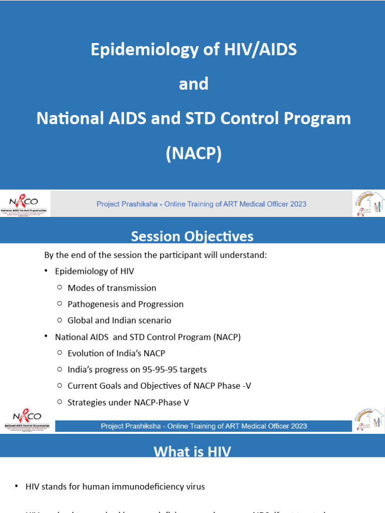 AIDS and National AIDS and STD Control Program | PDF | Hiv/Aids | Hiv