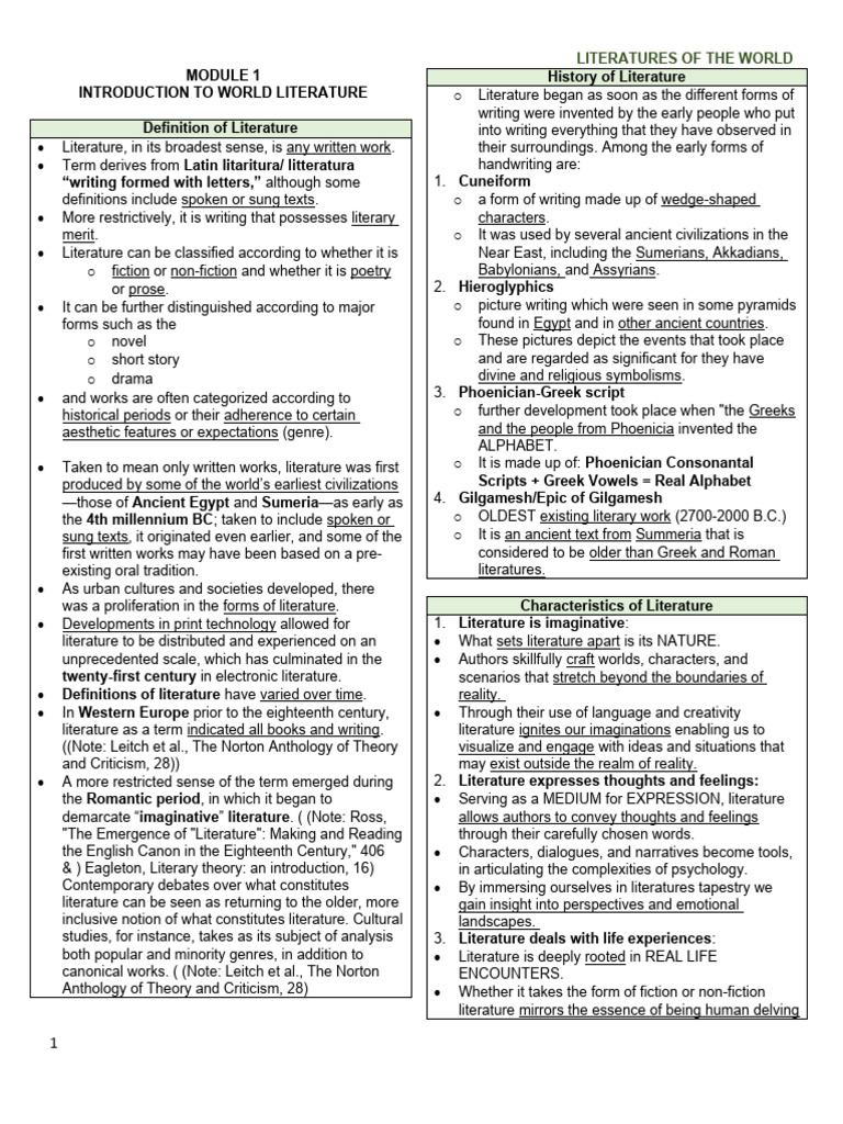 Module 1 | PDF | Poetry | Essays