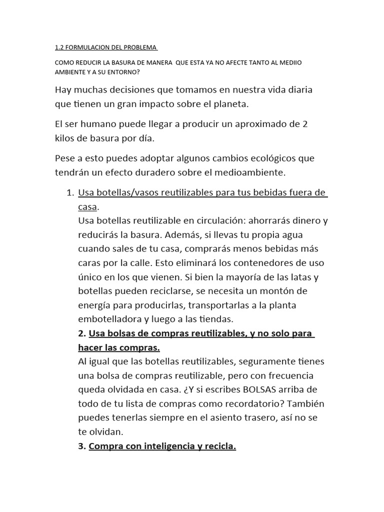 Lisbeth Yugas | PDF | Reciclaje | Residuos