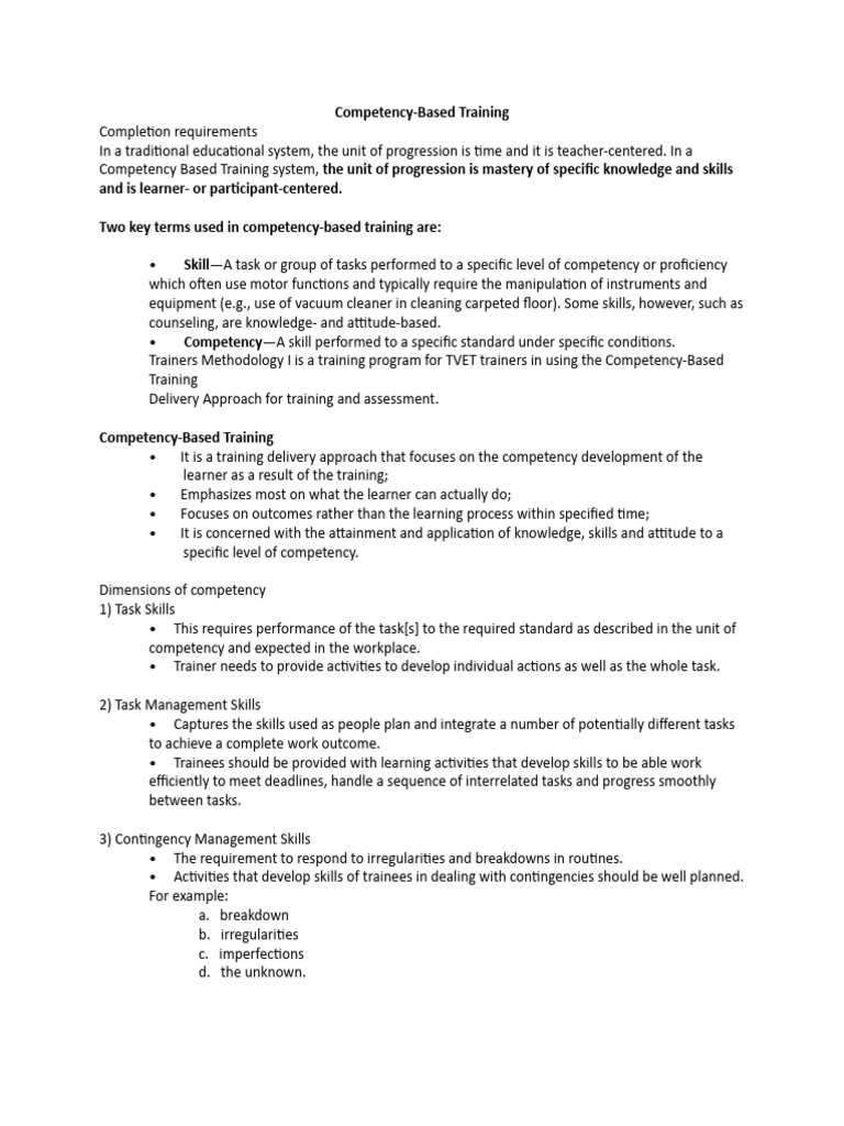 Note One TM | PDF | Learning | Skill