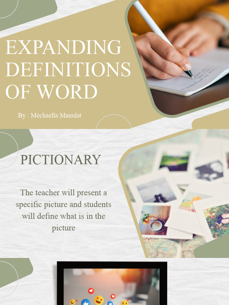 Expanding Definition of Terms 2 | PDF | Definition | Communication