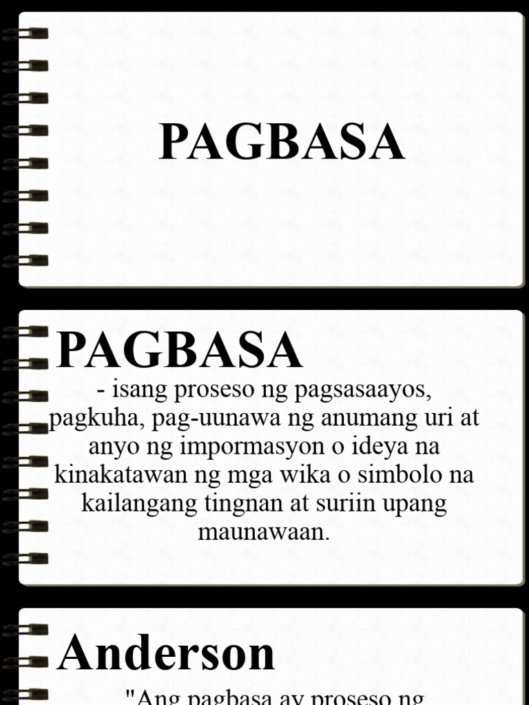 Aralin 1 Proseso NG Pagbasa | PDF