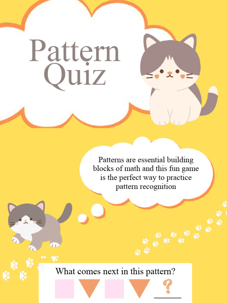 Pattern Quiz Presentation | PDF