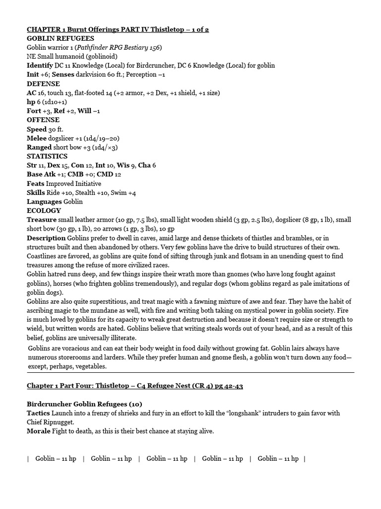 Chapter 1 Part 4 Encounters | PDF