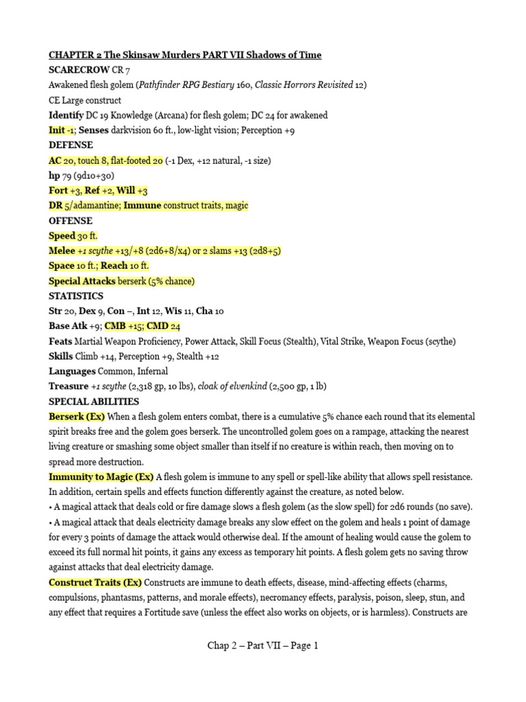 Chapter 2 Part 7 Encounters | PDF