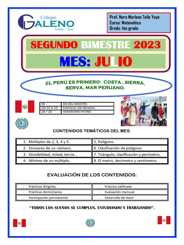 CARATULA Julio | PDF