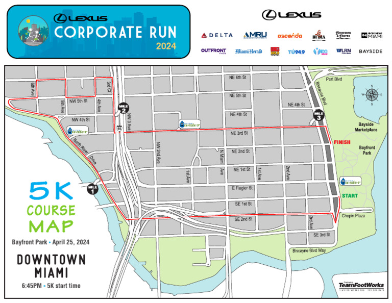 2024 Lexus Corporate Run Map | PDF