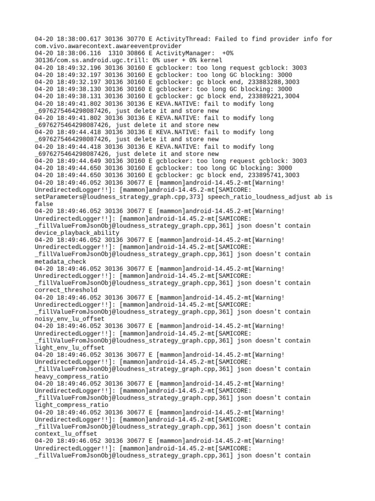 Log | PDF | Computing | Computer Data