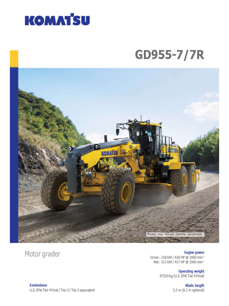 Draft: Motor Grader | PDF | N Ox | Manual Transmission