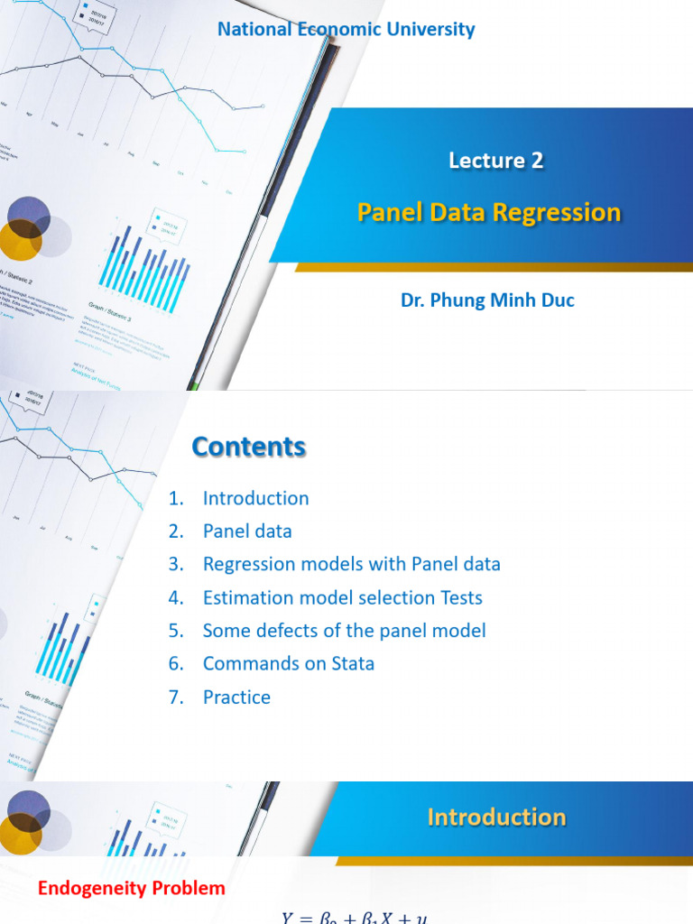 Panel Data Regression Guide | PDF | Endogeneity (Econometrics) | Ordinary Least Squares