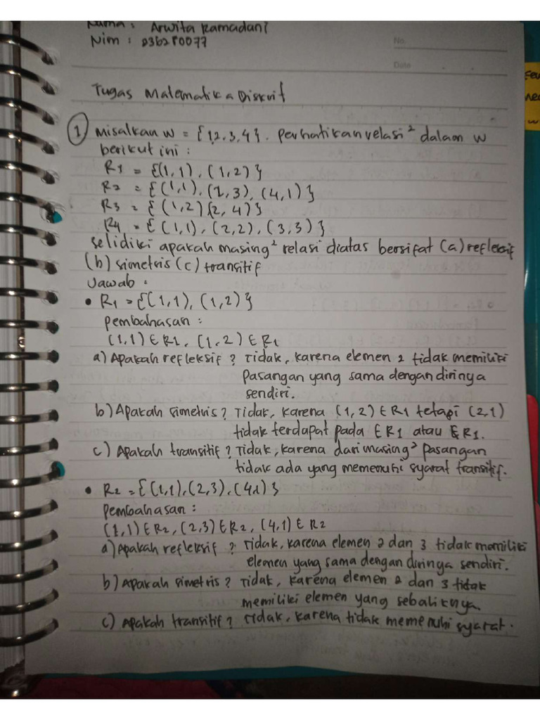 Tugas MTK Diskrit | PDF