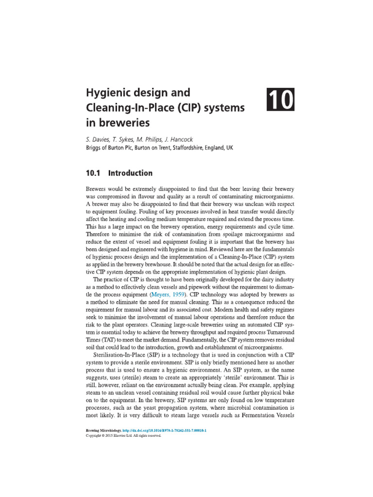 Cip Breweries 1 Pdf