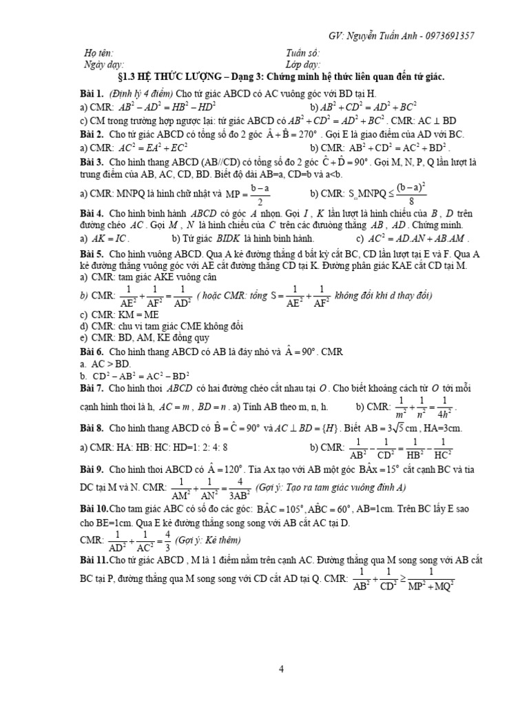 T3 TNC9 He Thuc Luong - Dang 3 | PDF