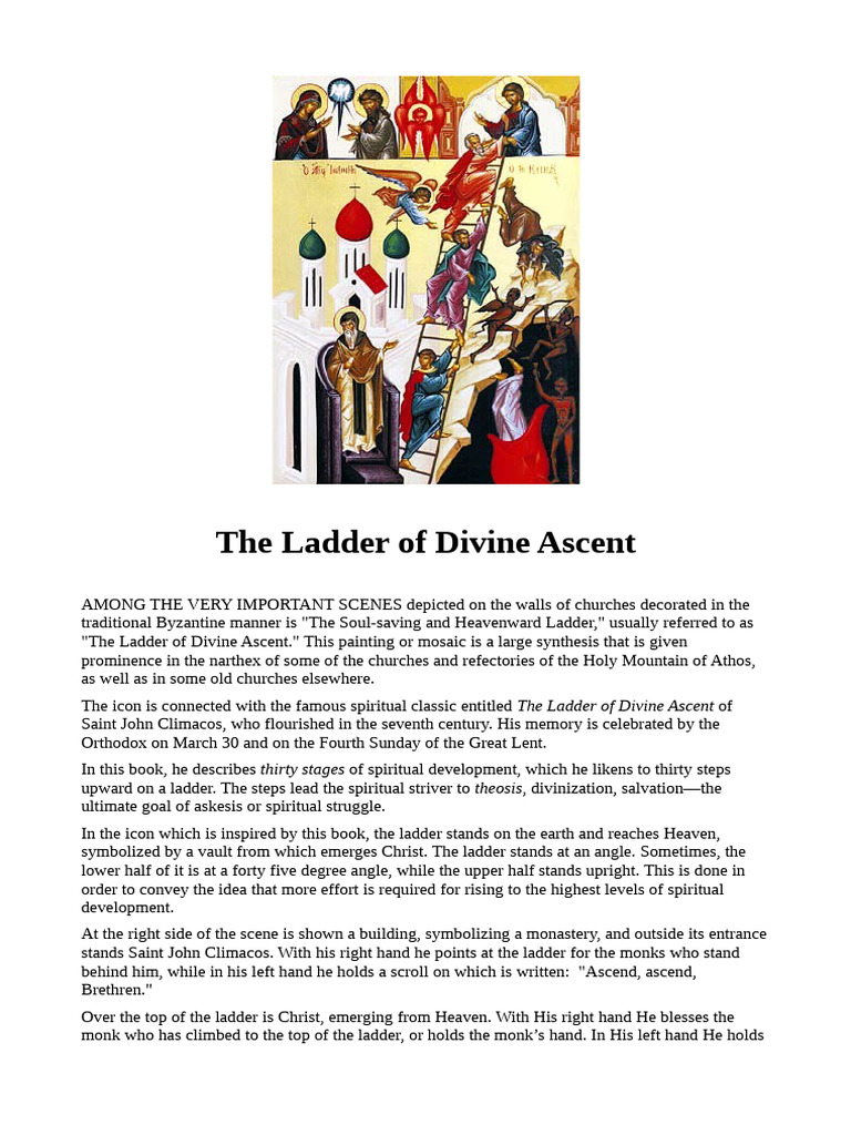 The Ladder of Divine Ascent Explained | PDF | Religion & Spirituality