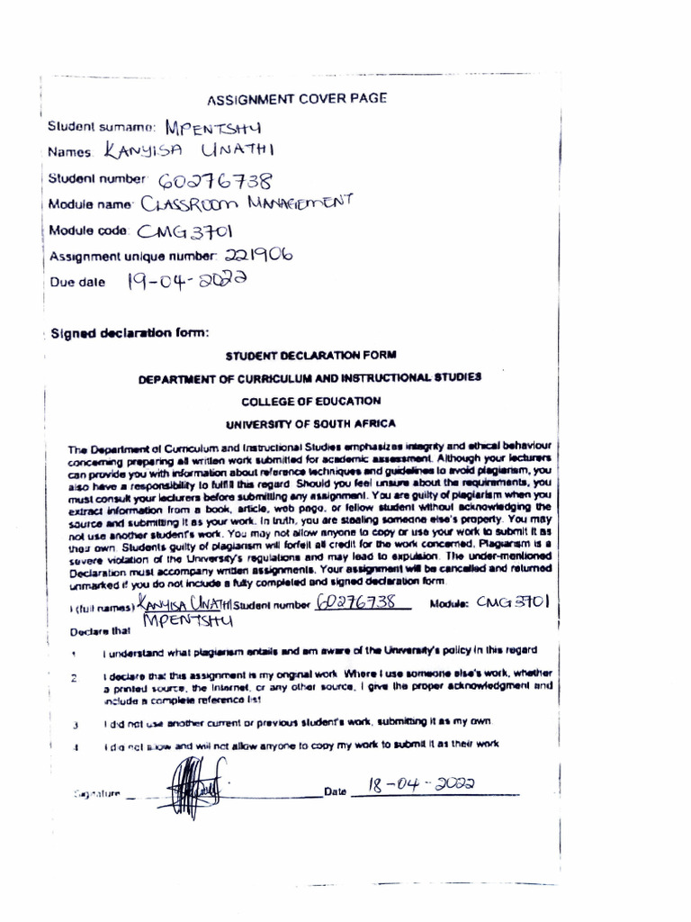 CMG ASSIGNMENT 1 | PDF