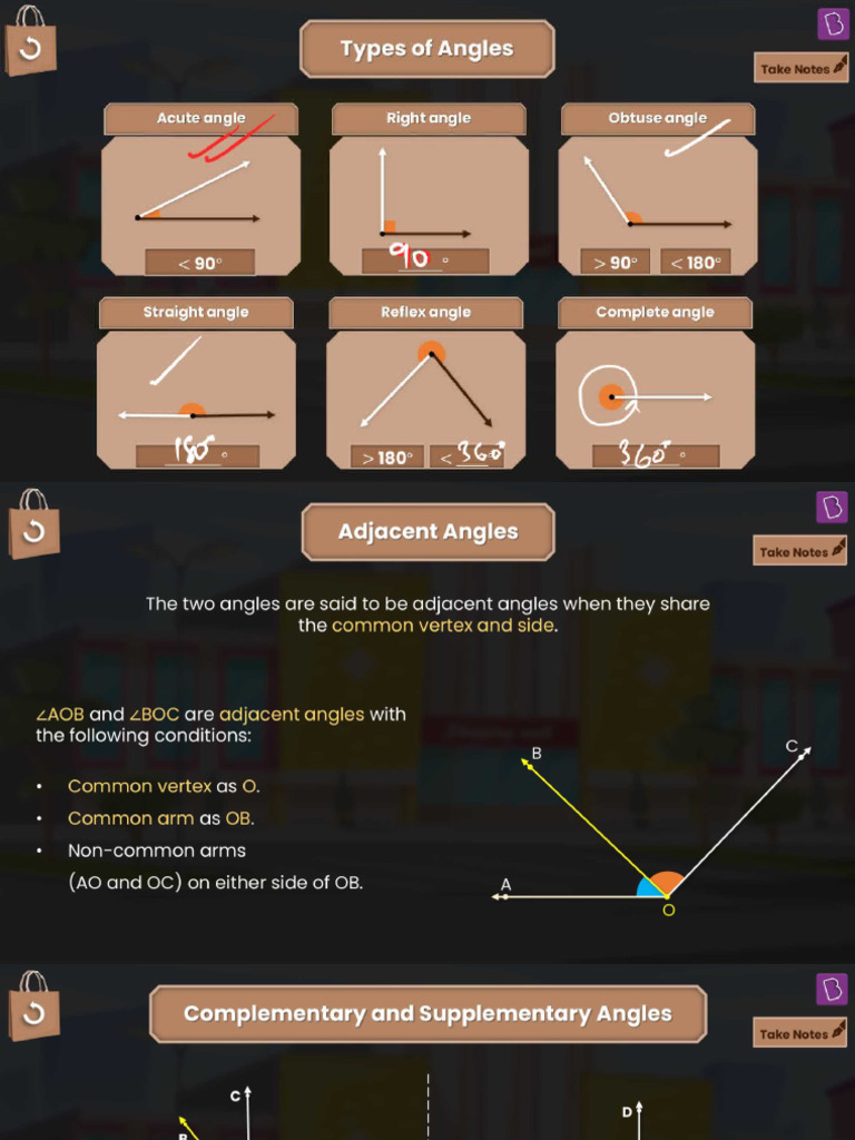 Line and Angles | PDF